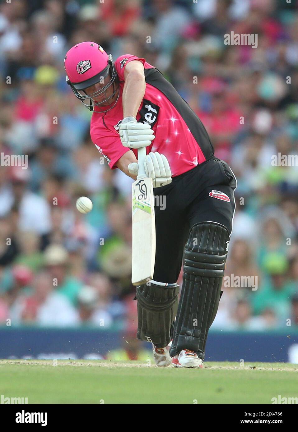 Moises Henriques of the Sixers bats during the BBL T20 match between ...