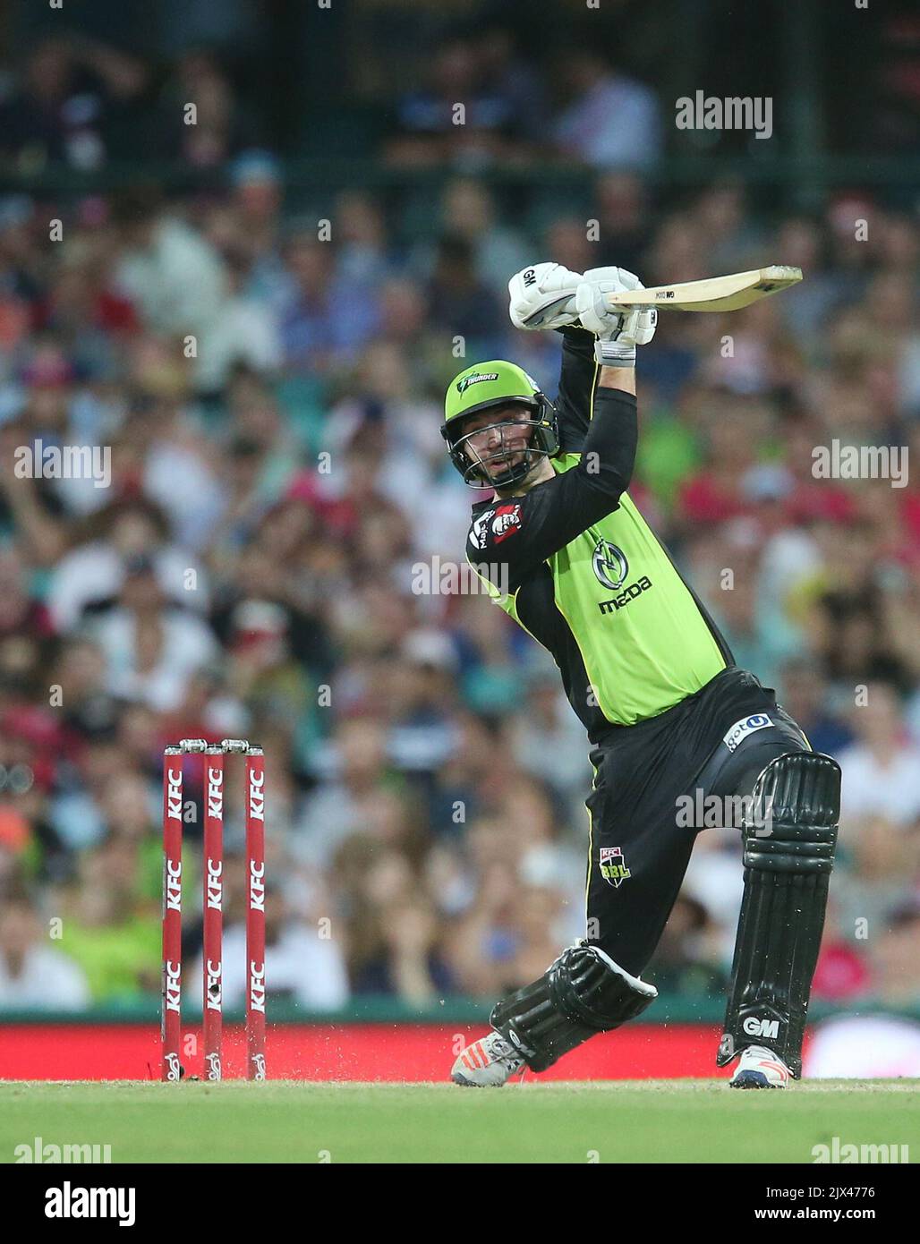 James Vince of the Thunder bats during the BBL T20 match between the ...