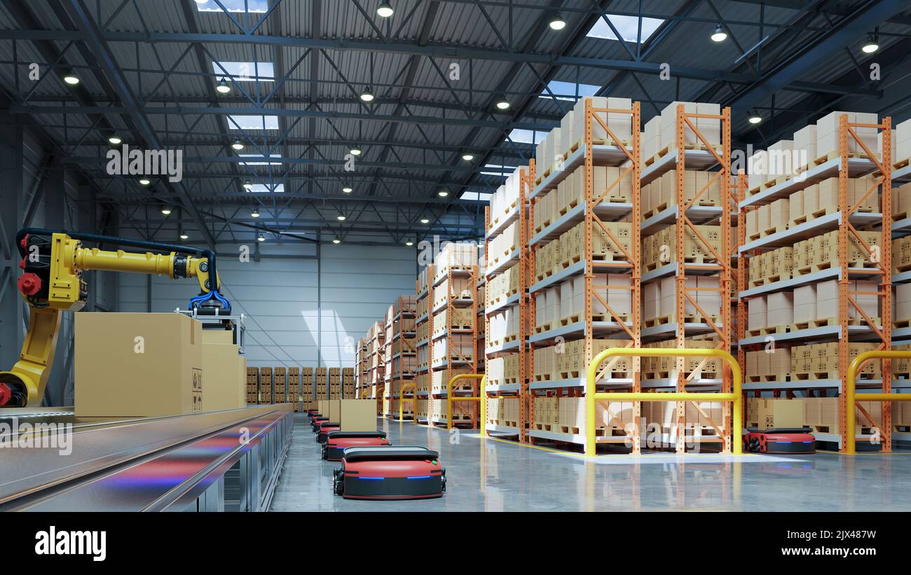 Robotic arm for packing with producing and maintaining logistics ...