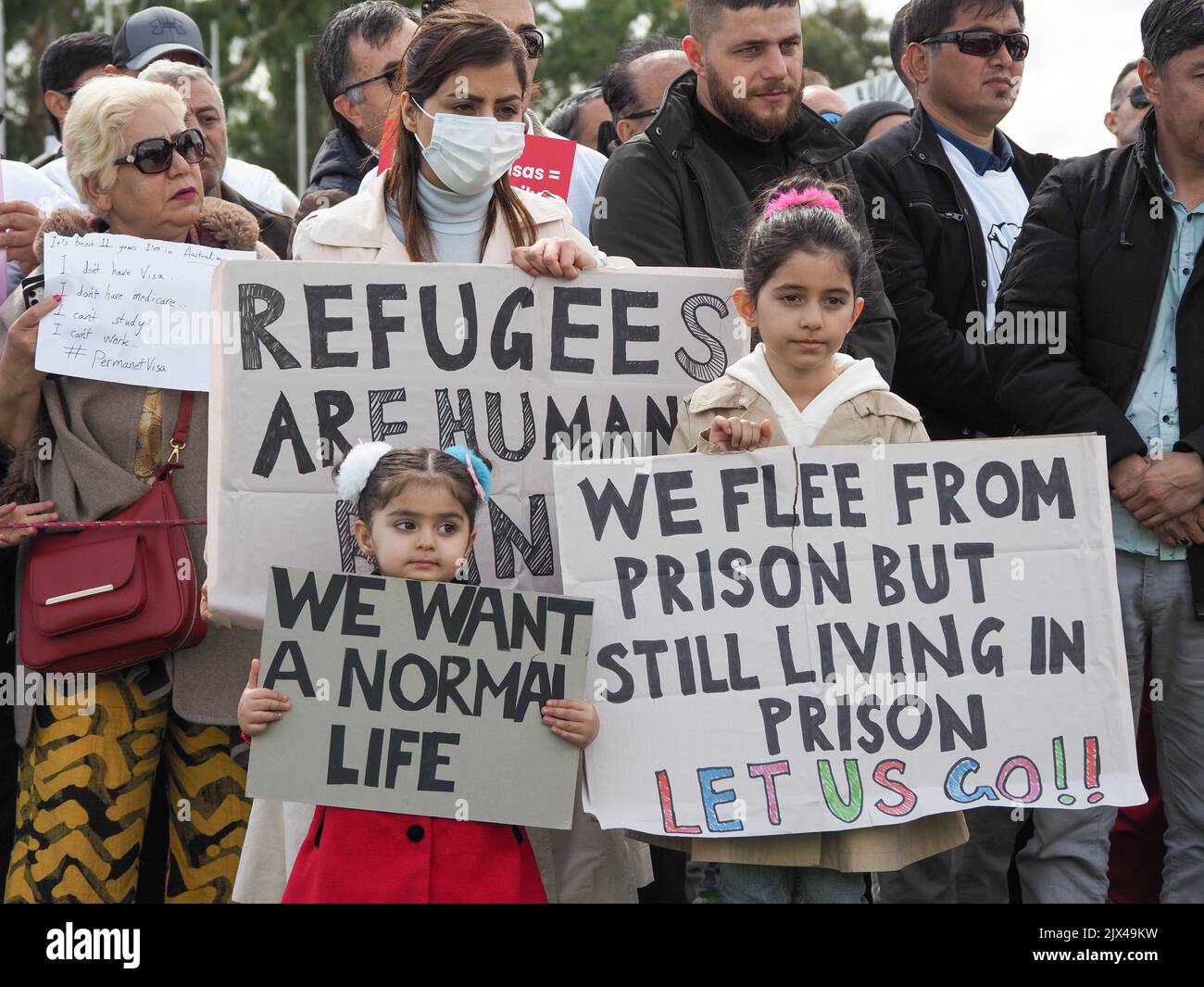 Rally for Permanent Protection 6 September 2022 Stock Photo - Alamy