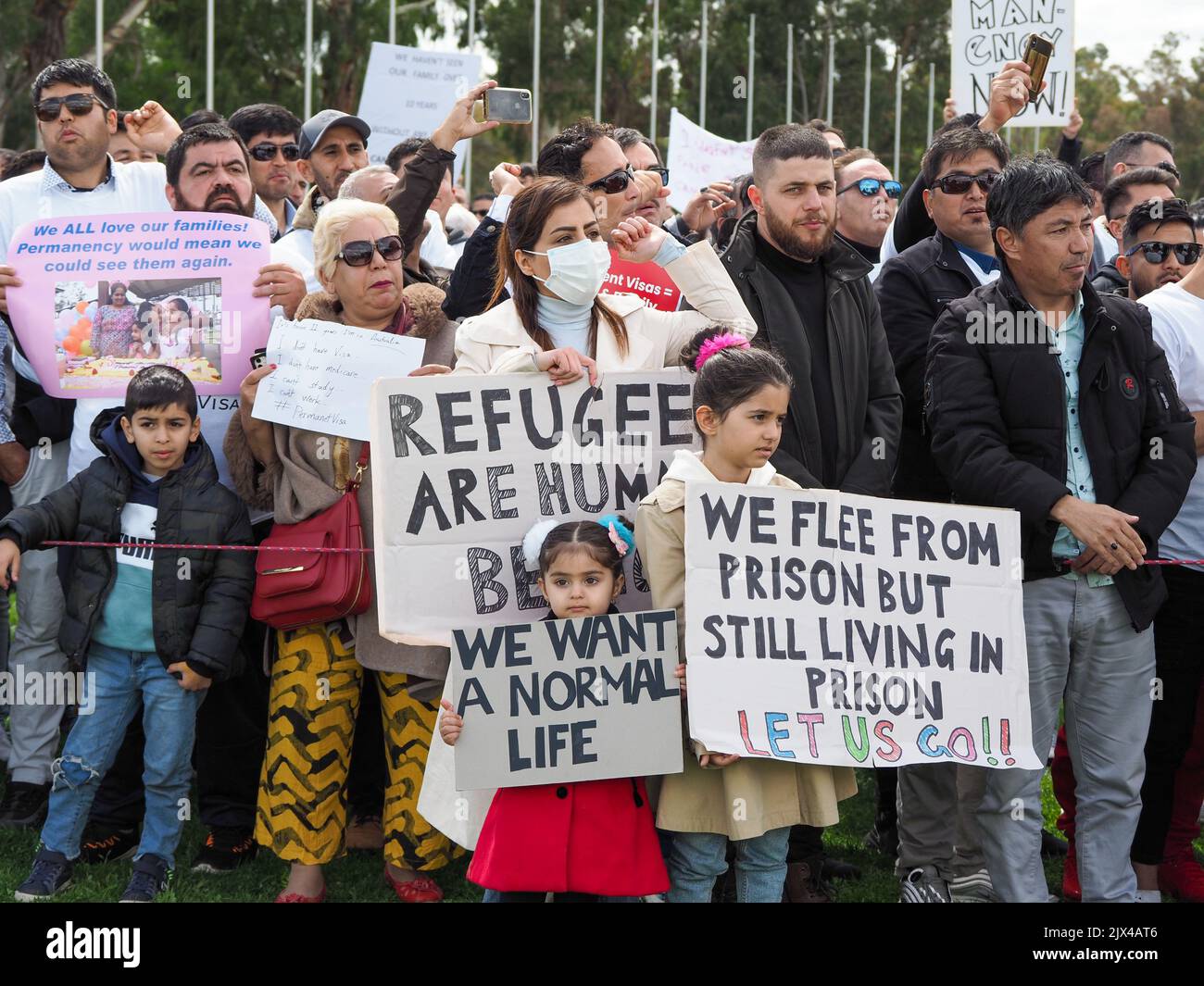 Rally for Permanent Protection 6 September 2022 Stock Photo - Alamy