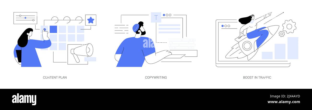 Smm software abstract concept vector illustrations Stock Vector Image ...