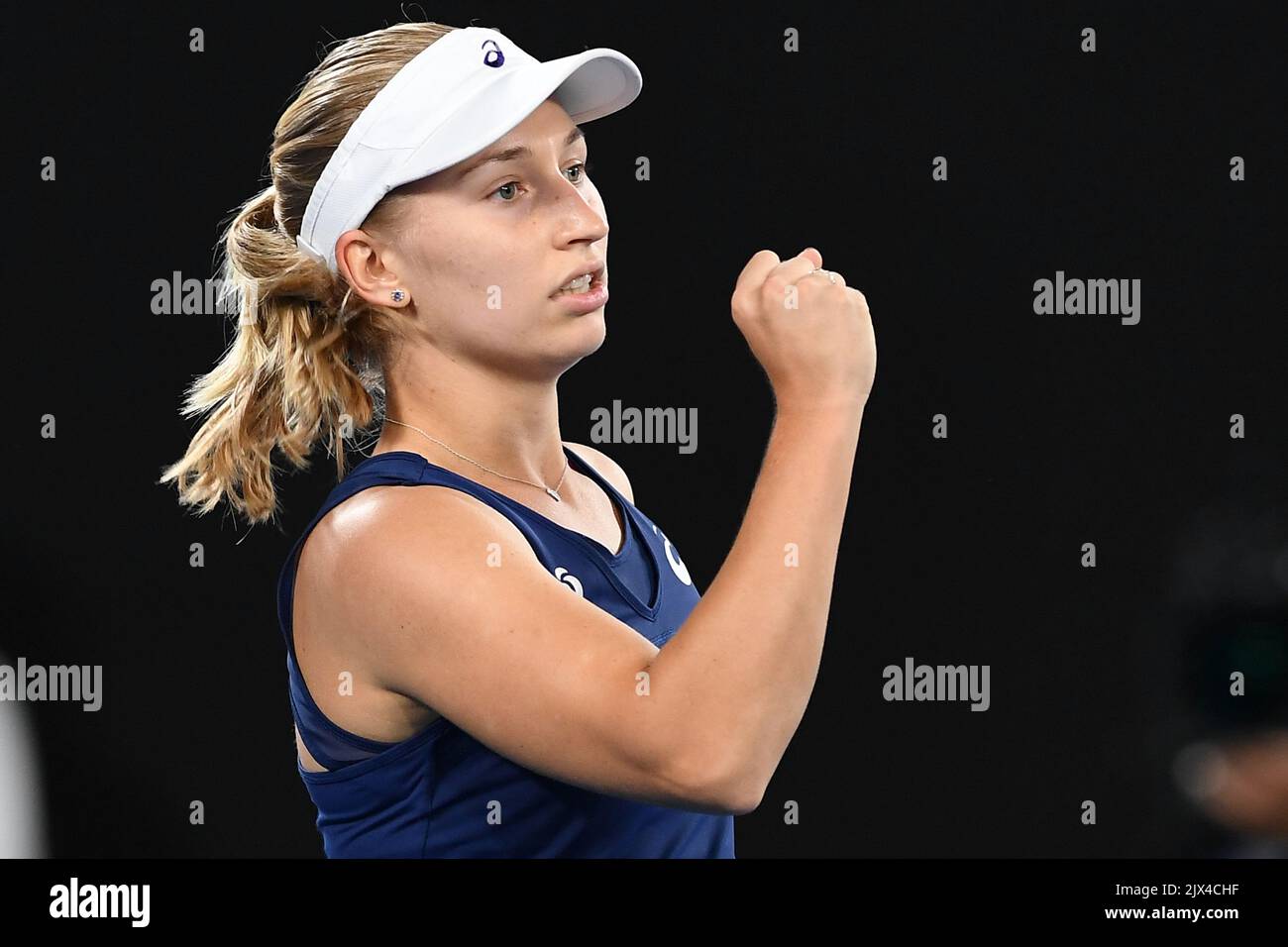 Daria Gavrilova of Australia in action during the Womens Singles match ...