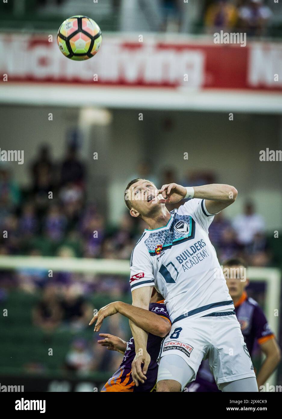 Besart Berisha of the Melbourne Victory during the A-League match ...