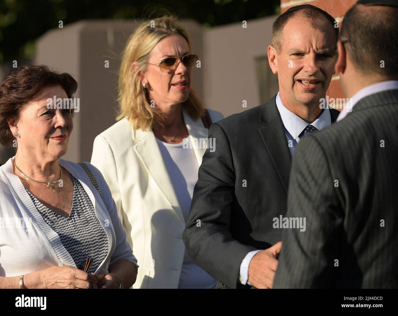 Member for Caulfield David Southwick arrives prayer vigil for Jewish ...