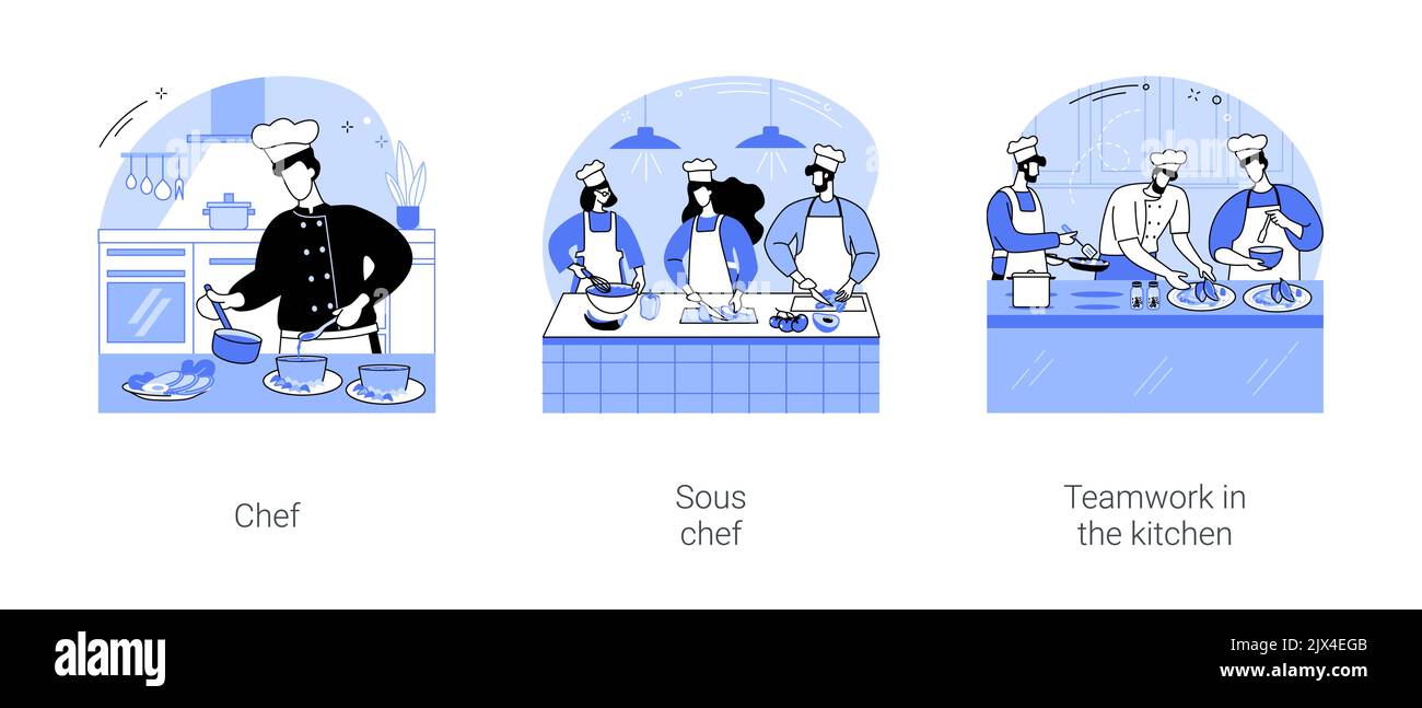 Sous chef Stock Vector Images - Alamy