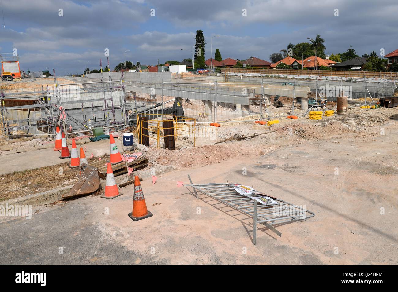 Construction of the M4 extension in Sydney on Sunday, Jan. 29, 2017 ...