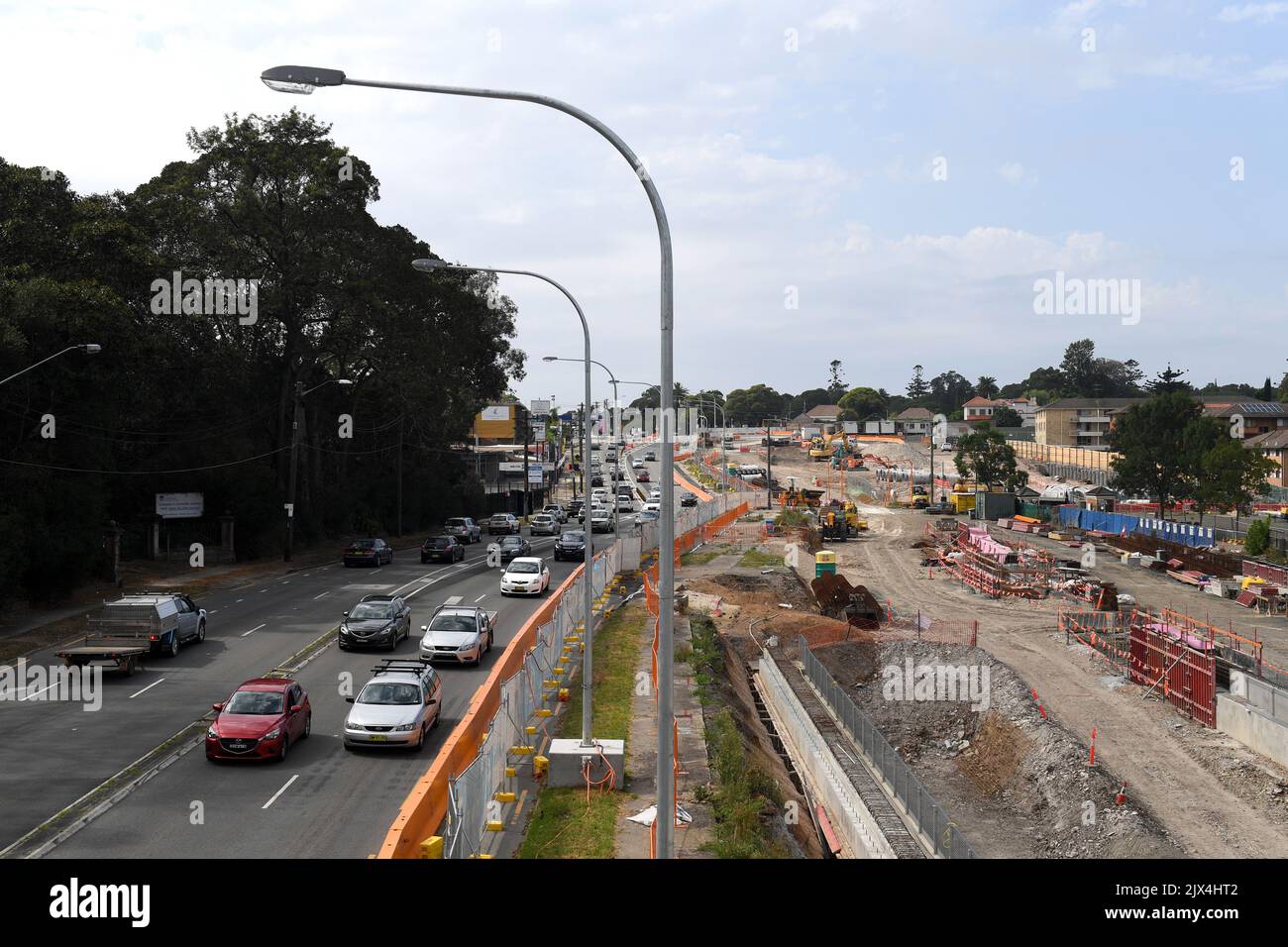 Construction of the M4 extension in Sydney on Sunday, Jan. 29, 2017 ...