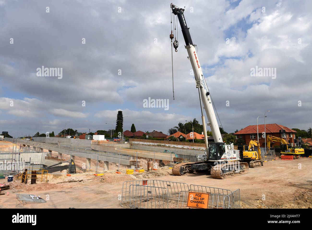 Construction of the M4 extension in Sydney on Sunday, Jan. 29, 2017 ...