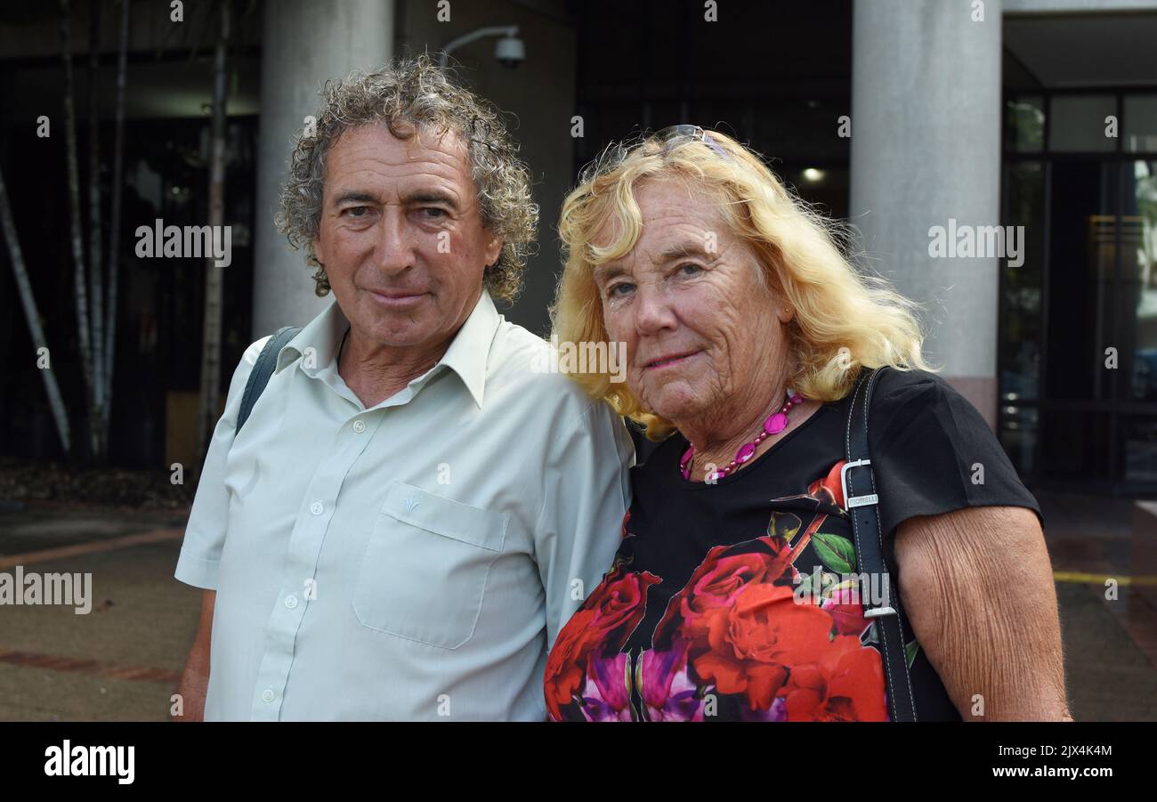 Robert and Janet Trott outside the Cairns Court in Cairns, Friday ...