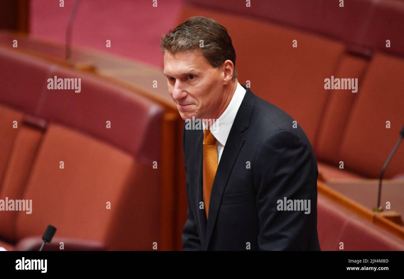 Australian Senator Cory Bernardi arrives to address the Australian ...