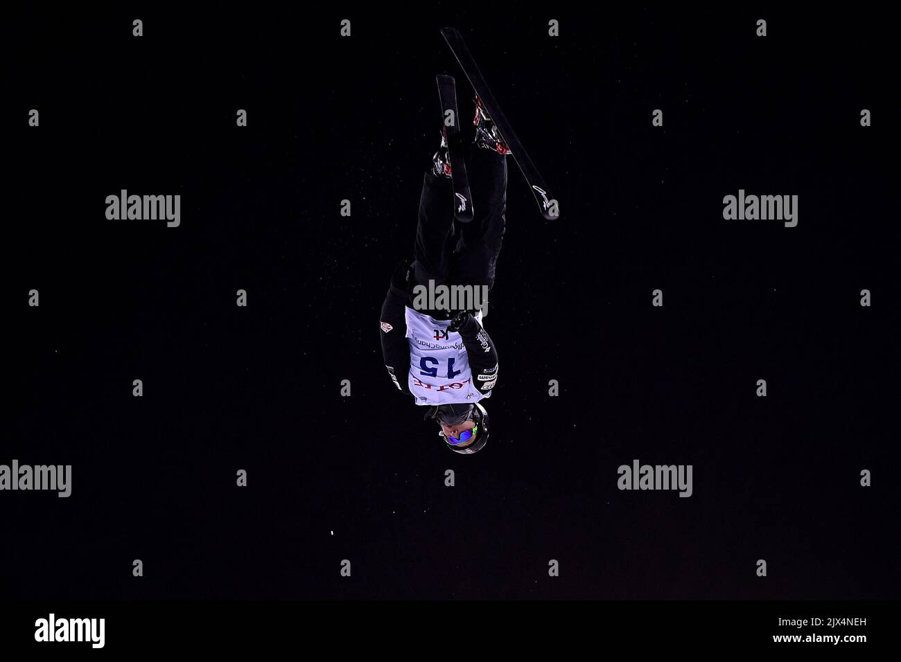 Christopher Lillis of the USA competes in the Men's finals of the FIS ...