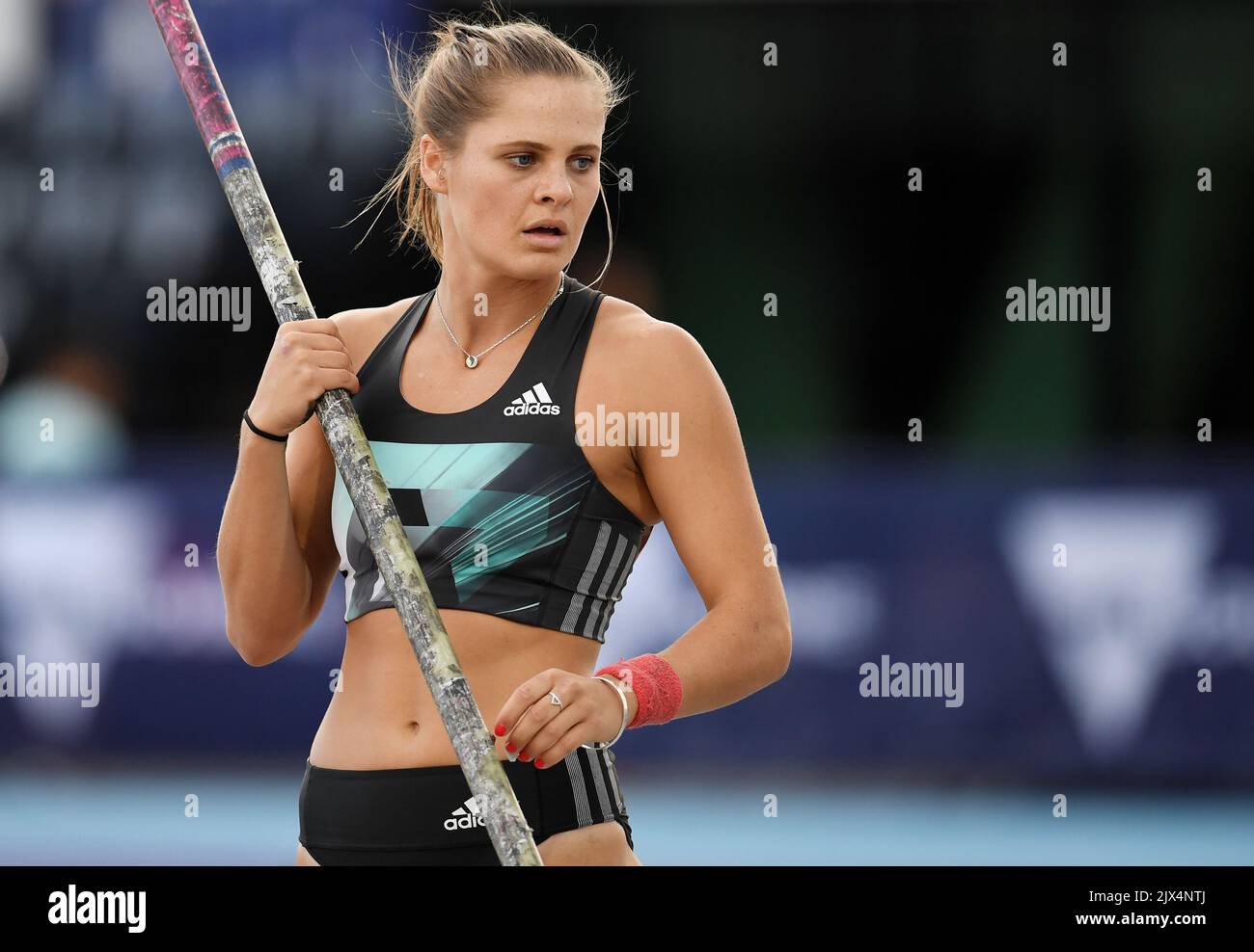 Australian athlete Nina Kennedy Women Pole Vault during the NITRO ...