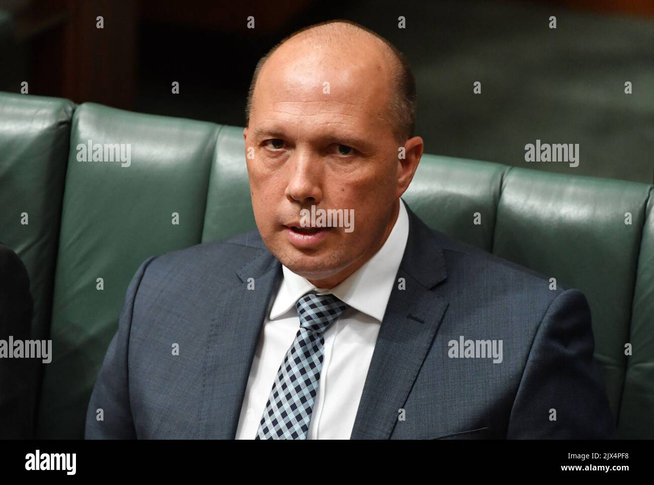 Minister for Immigration Peter Dutton during Question Time in the House ...