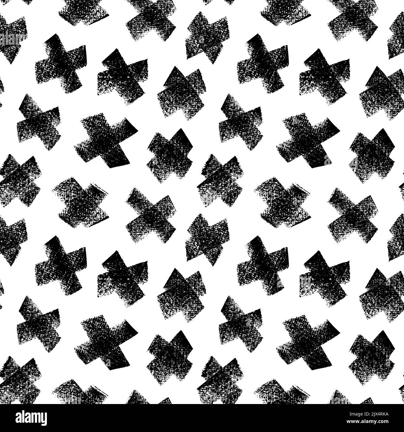 Hand drawn seamless pattern with charcoal crosses Stock Vector Image ... Hand drawn seamless pattern with charcoal crosses Stock Vector Image ...