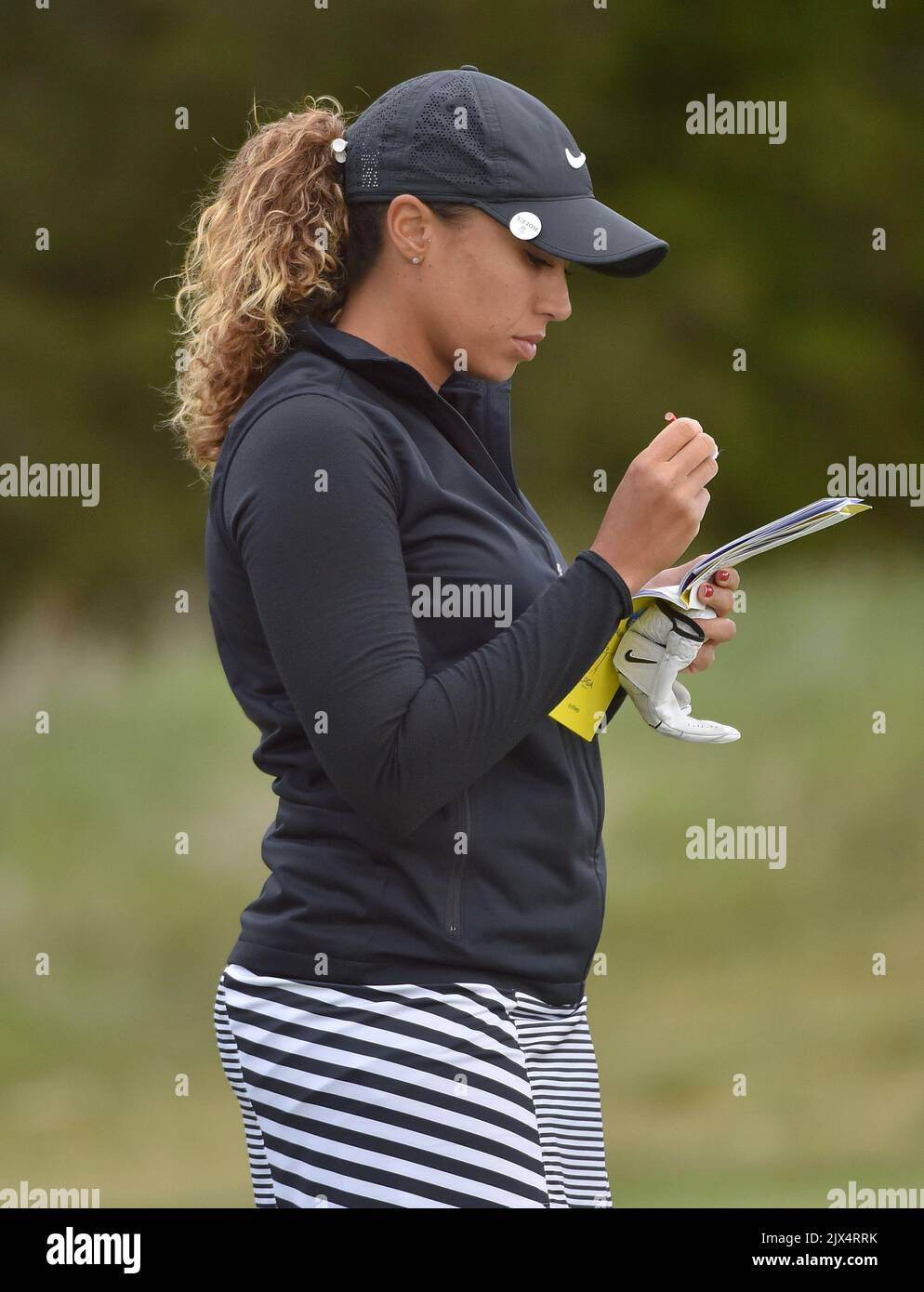 Cheyenne Woods during the 2nd day of the ISPS Handa Women's Australian ...