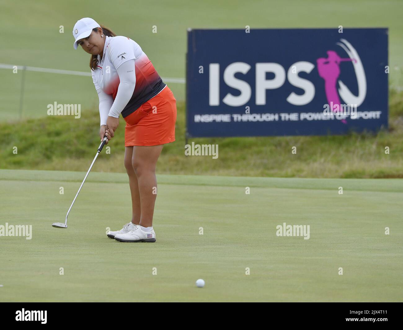 Lizette Salas during the 2nd day of the ISPS Handa Women's Australian ...