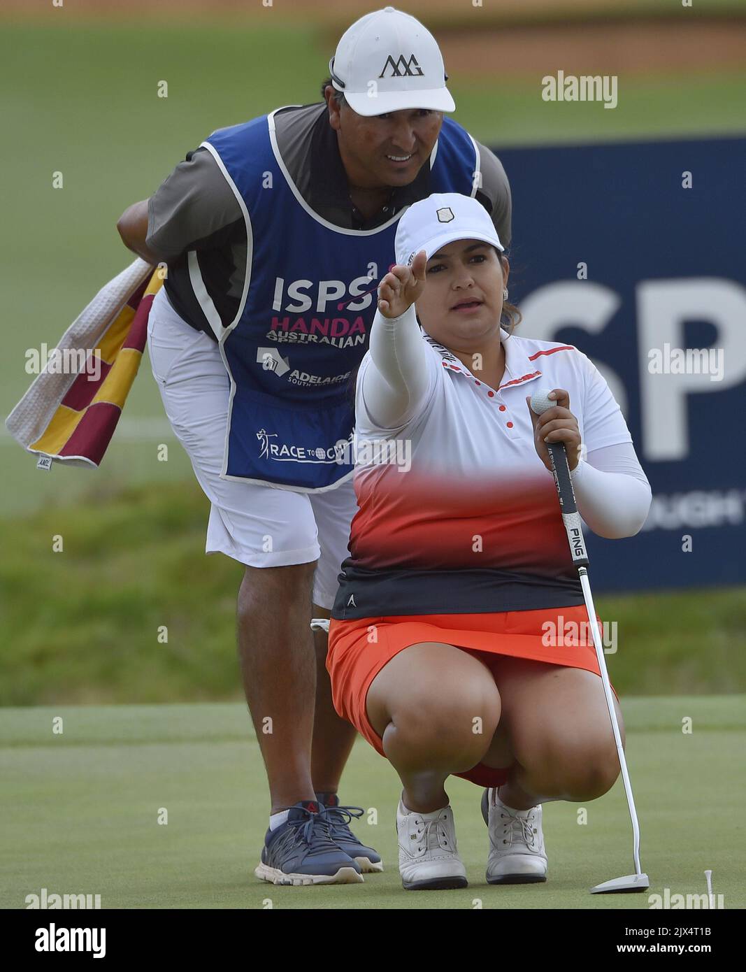 Lizette Salas during the 2nd day of the ISPS Handa Women's Australian ...