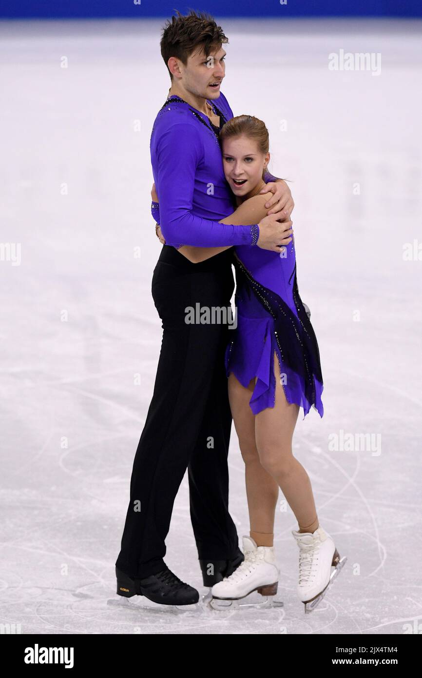 Australian Pairs figure skaters Harley Windsor and Ekaterina ...