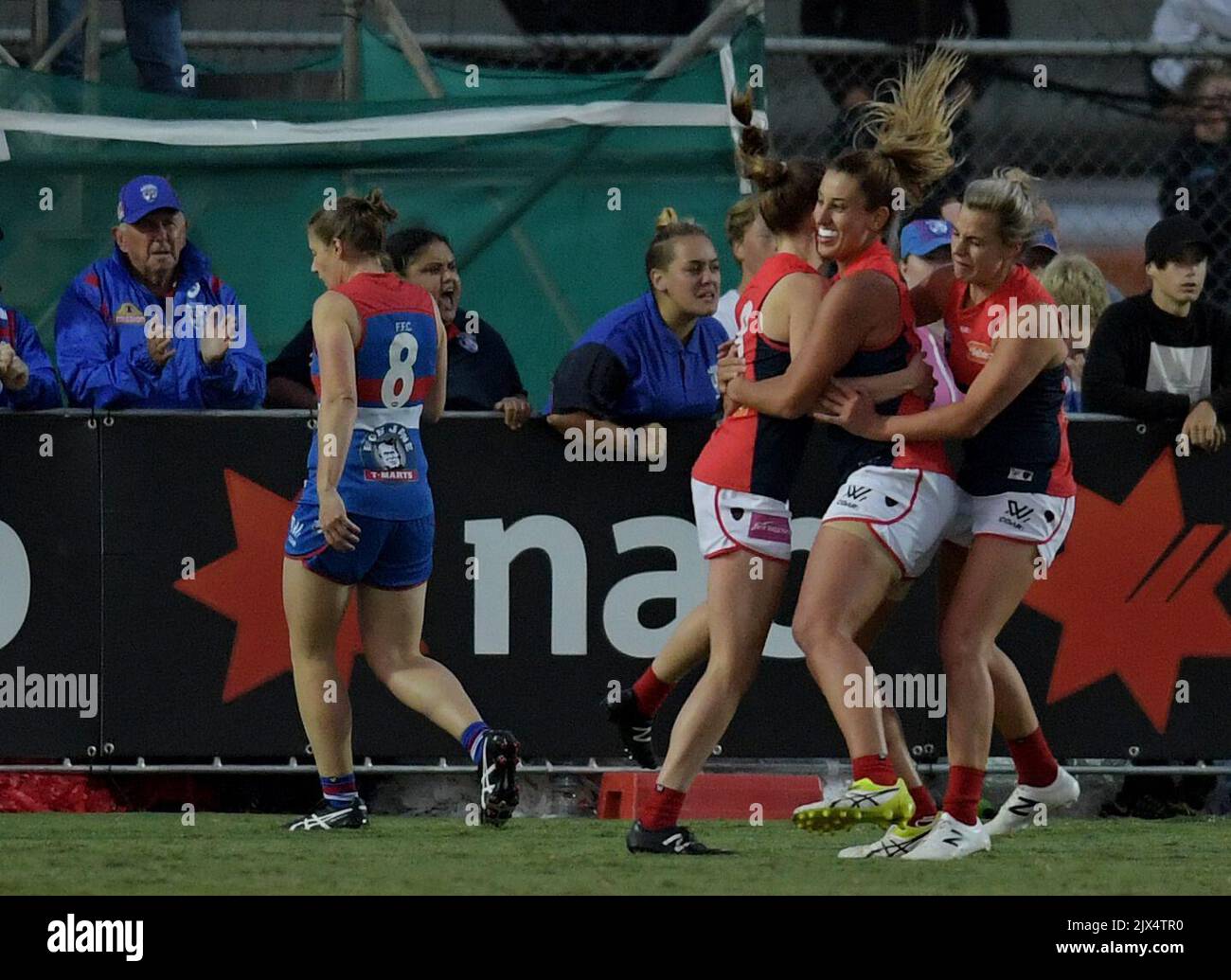 Alyssa Mifsud of the Demons scores a goal during the Melbourne Demons ...