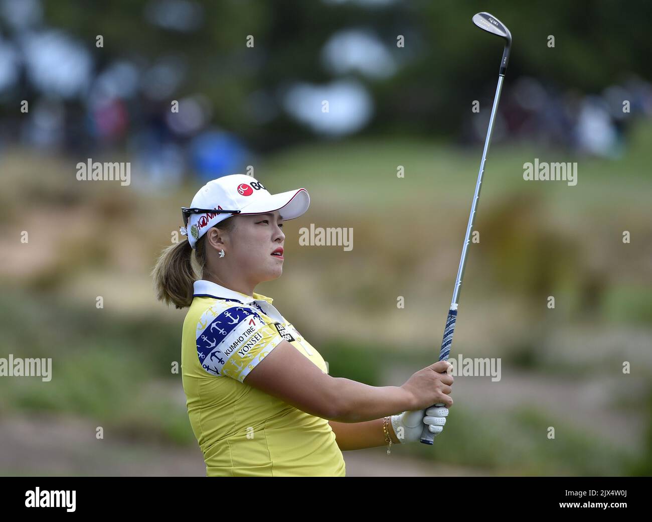 Ha Na Jang during day four of the ISPS Handa Women's Australian Open ...
