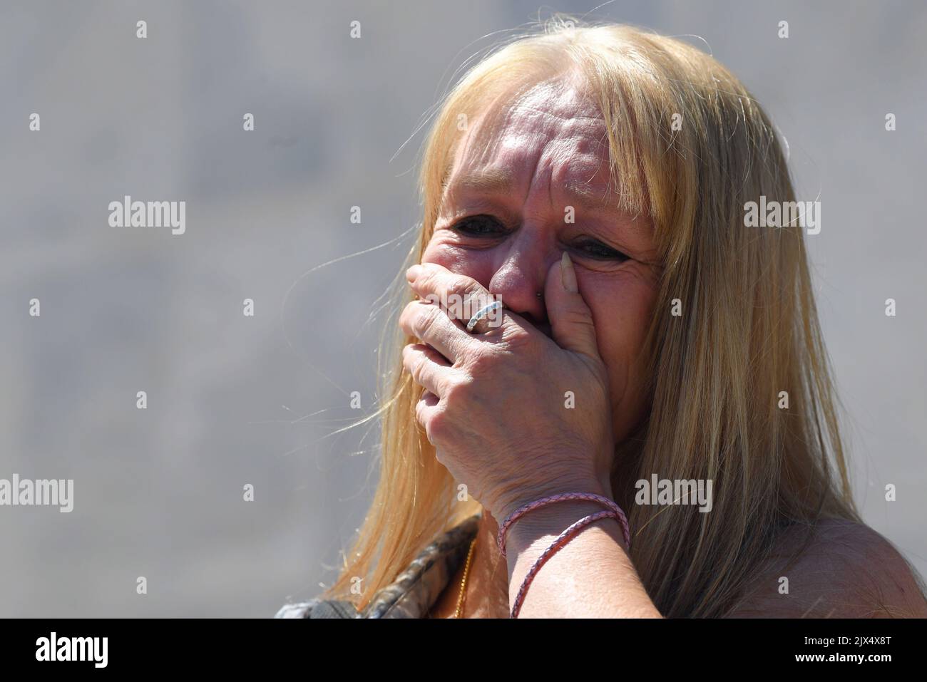 Trish Fuller, mother of domestic violence victim Tara Costigan speak to ...