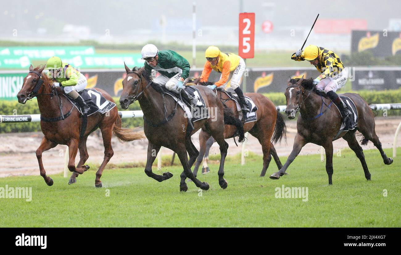 One More Honey (2nd left) ridden by Jay Ford wins the Vale Edgar Britt ...