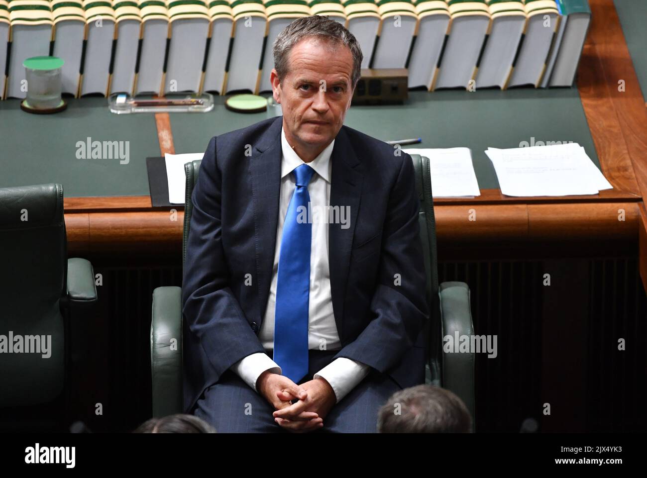 Leader of the Opposition Bill Shorten during Question Time in the House ...
