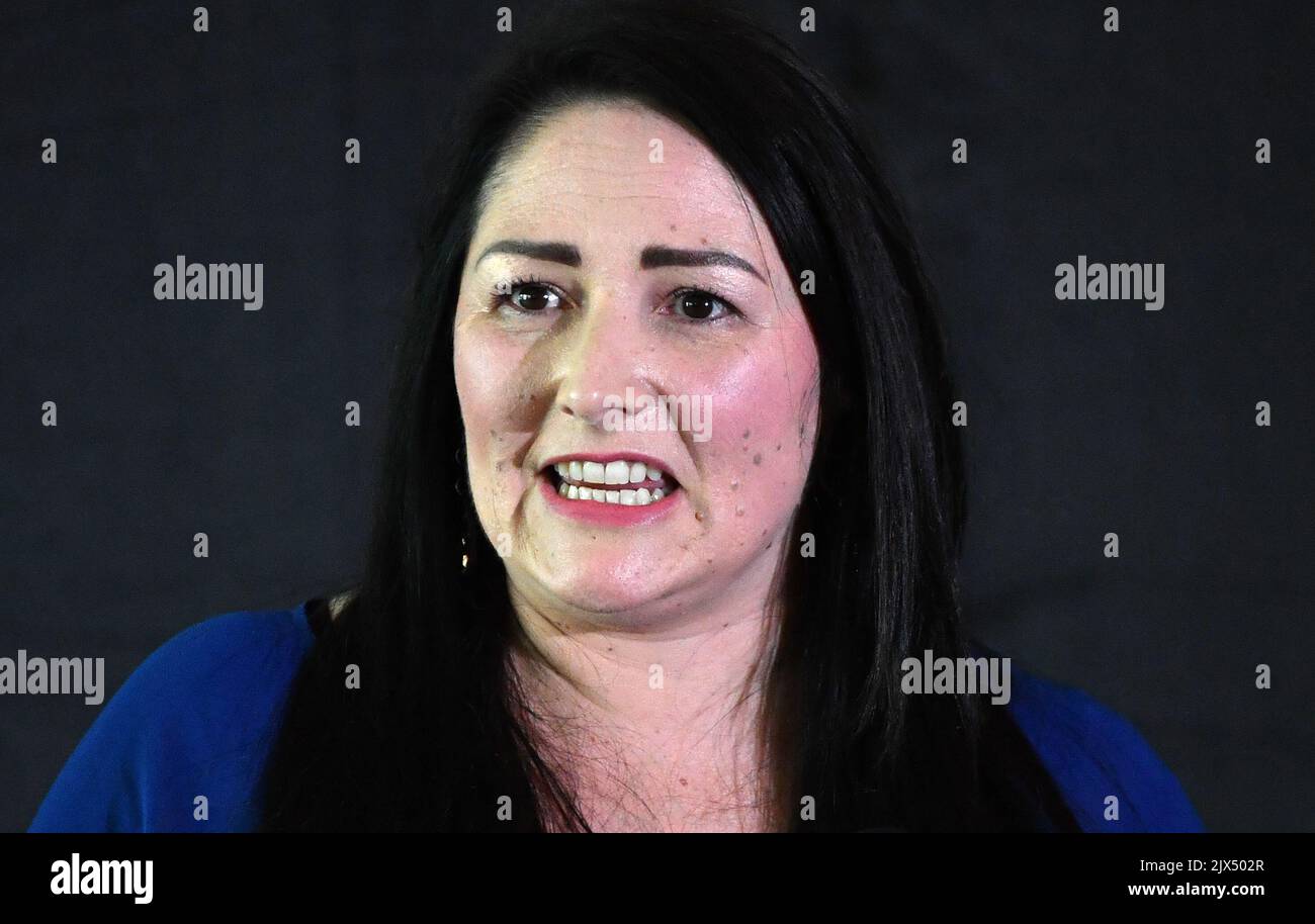 Sonya Ryan, mother of murder victim Carly Ryan, at an event at ...
