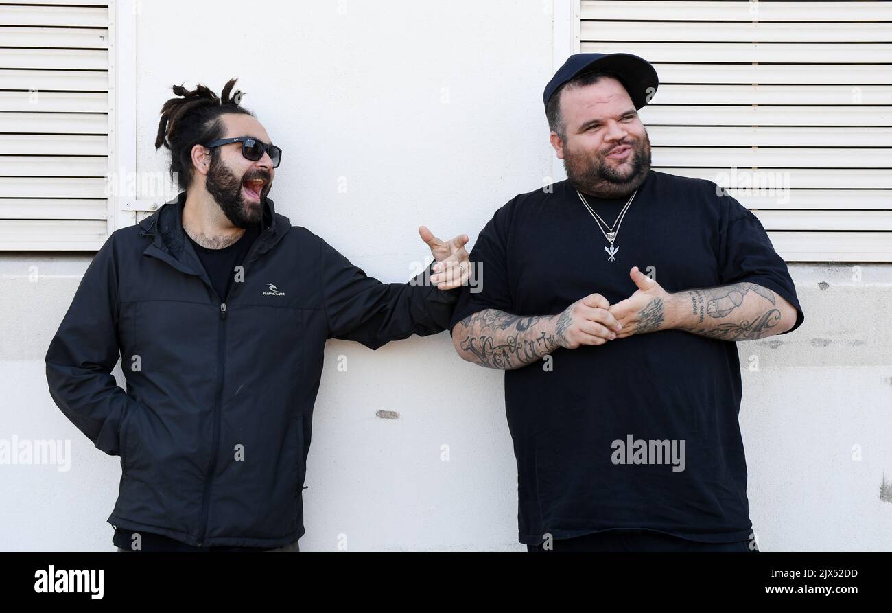 Adam Briggs and Trials from A.B. Original pose for photographs after ...