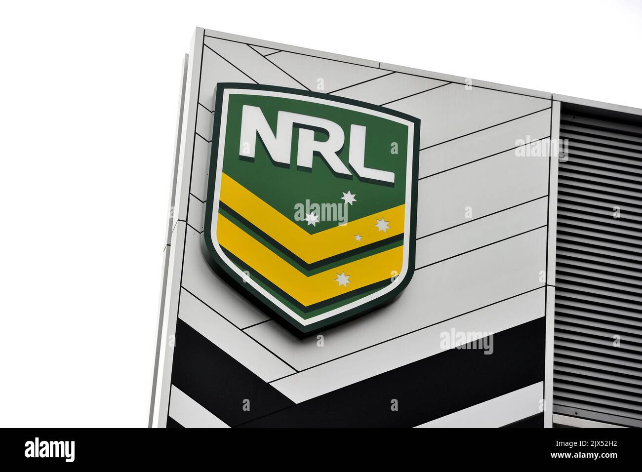 Signage seen at Rugby League Central in Sydney, Friday, March 10, 2017 ...