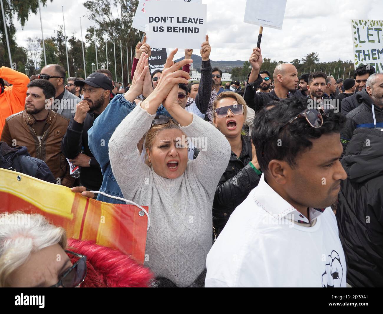 Rally for Permanent Protection 6 September 2022 Stock Photo - Alamy