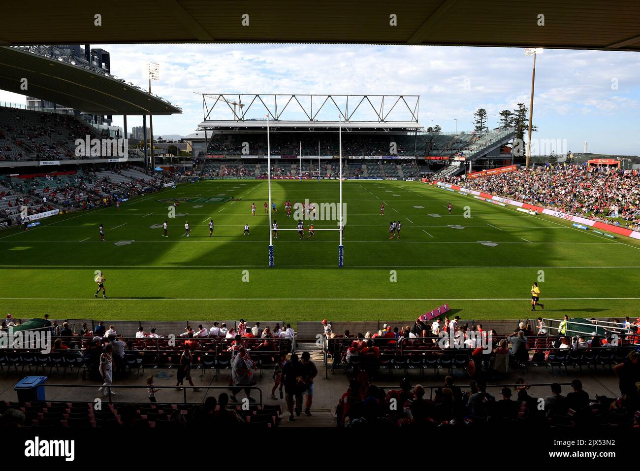 A general view of WIN Stadium ahead of the Round 2 NRL match between ...