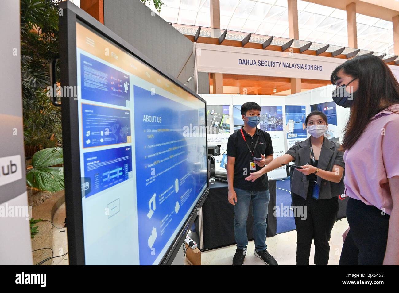 Kuala Lumpur, Malaysia. 6th Sep, 2022. A visitor is seen during the ...
