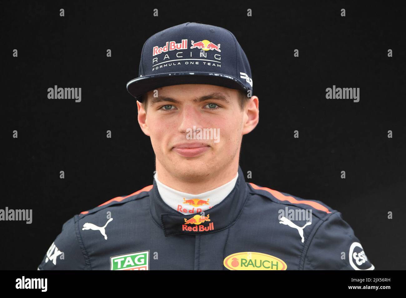 Red Bull Racing driver Max Verstappen of the Netherlands poses for ...