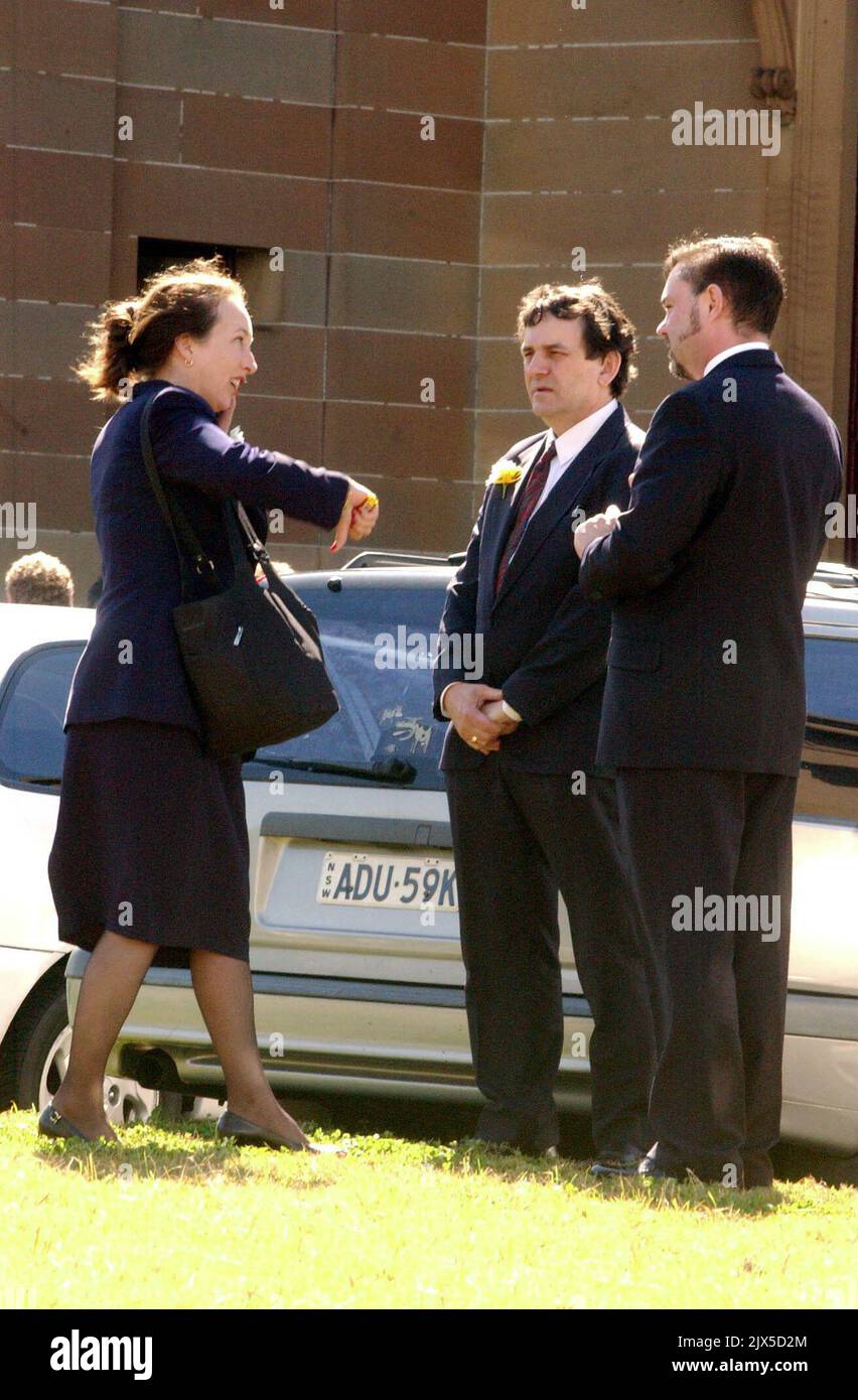 Sydney, August 28,2002. The parents of murdered Bondi schoolgirl ...
