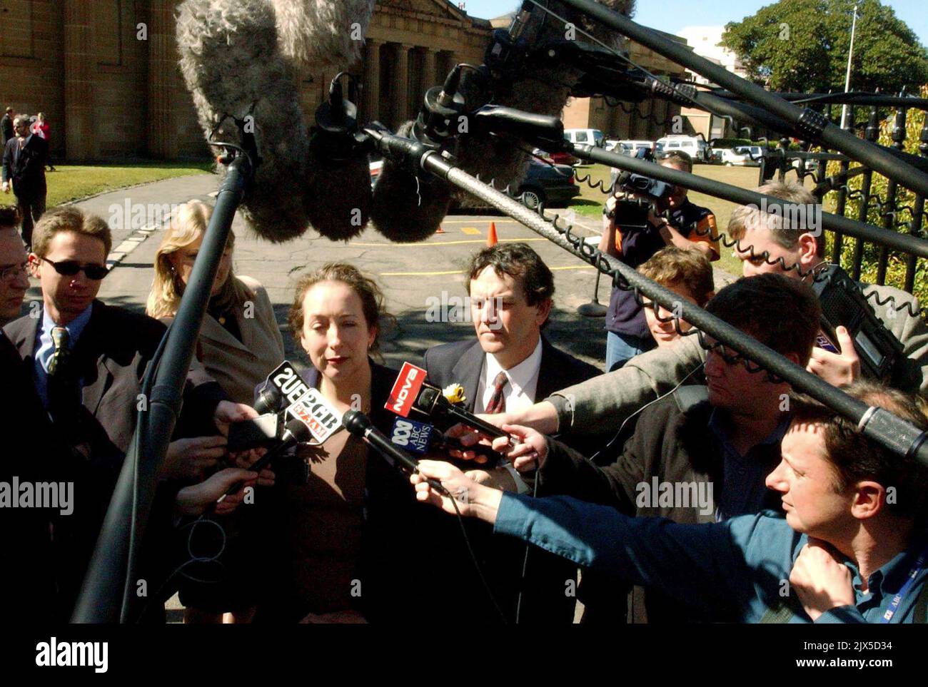 Sydney, August 28,2002. The parents of murdered Bondi schoolgirl ...