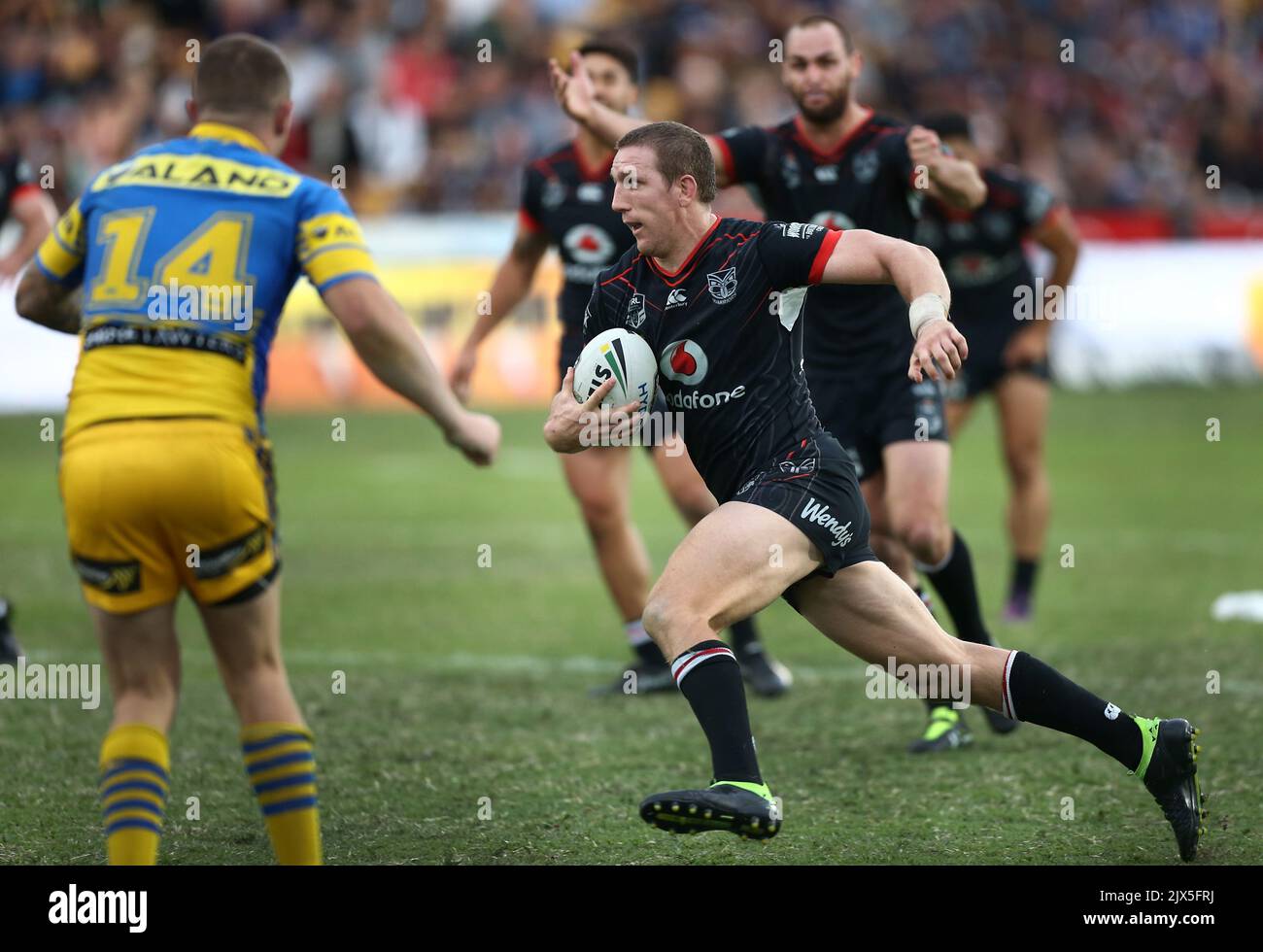 Ryan Hoffman of the Warriors during the Round 6 NRL match between the ...