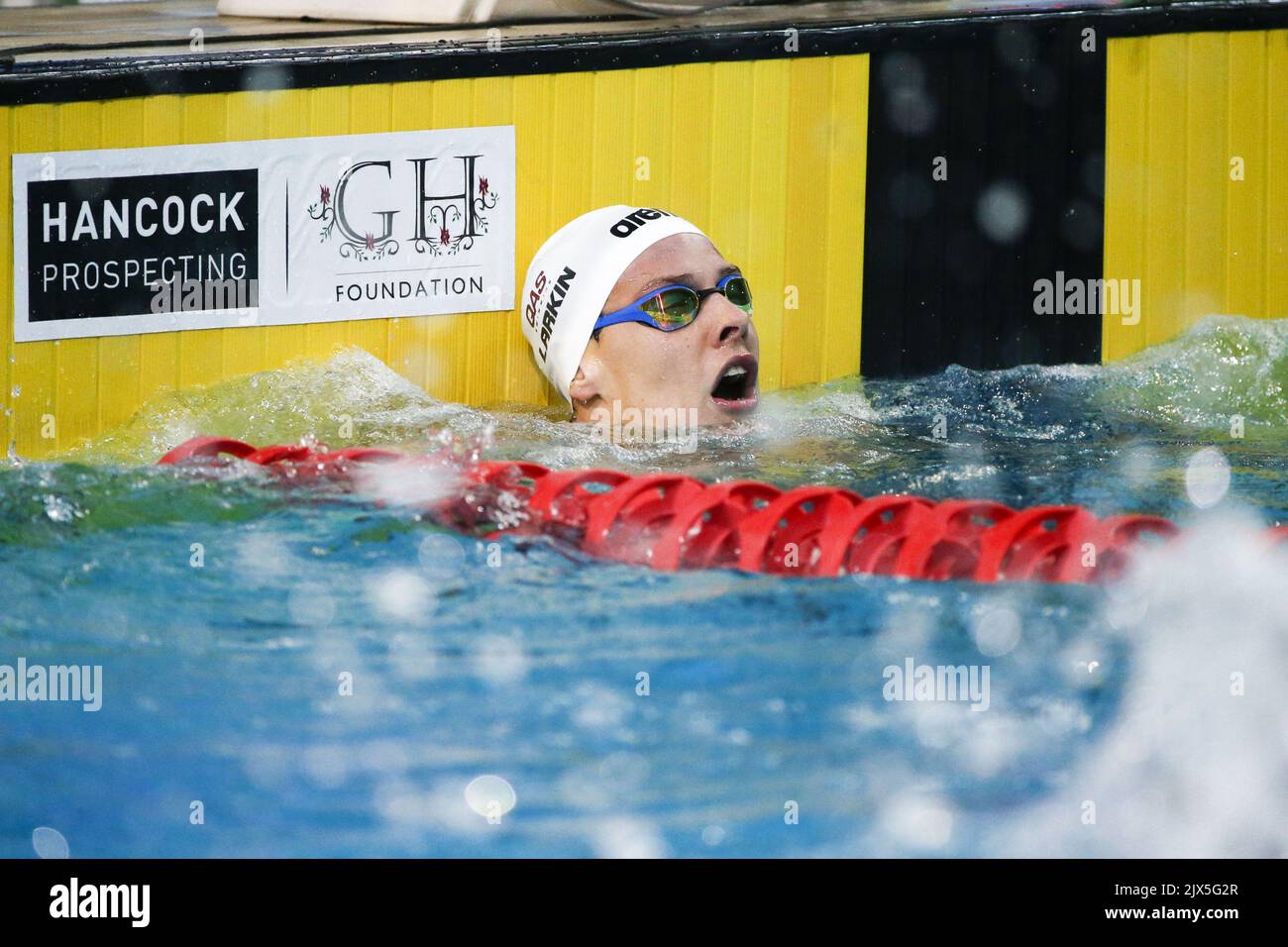 Mitch Larkin winner of the 200m backstroke final on day 1 of the ...