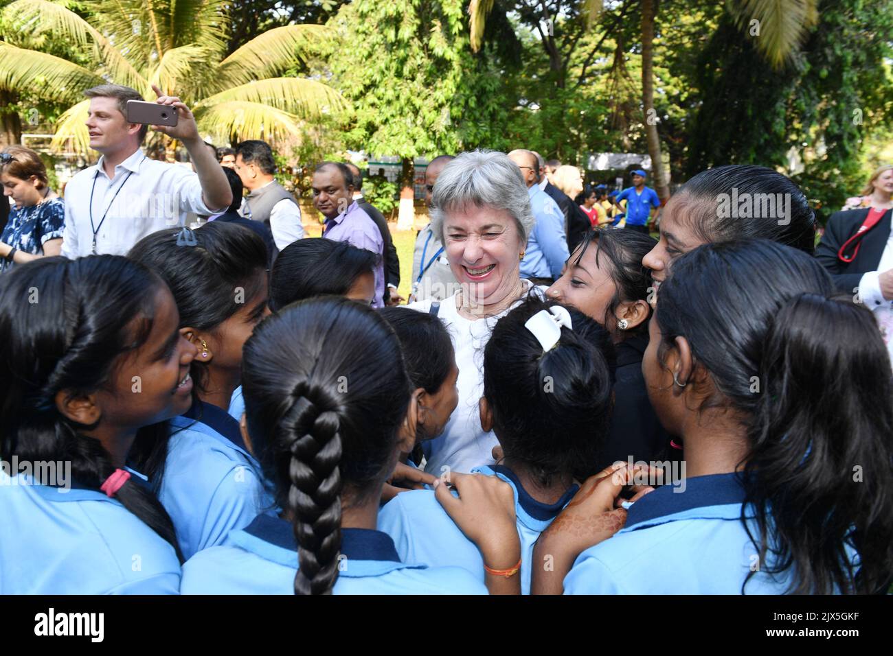 Indian cricketer Sachin Tendulkar's mother-in-law Annabel Mehta and a ...