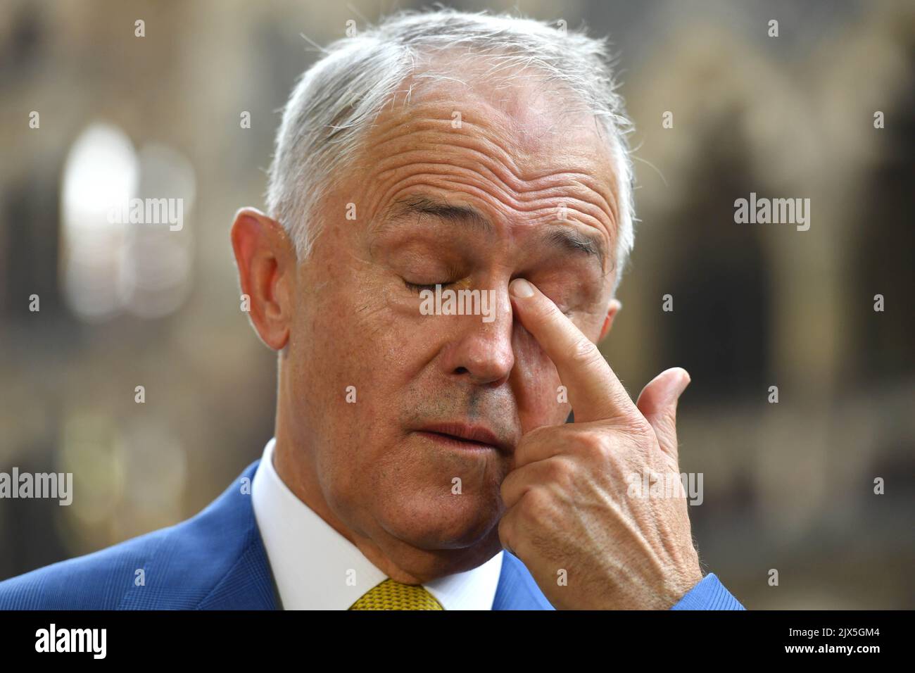 Australia's Prime Minister Malcolm Turnbull holds a press conference in ...