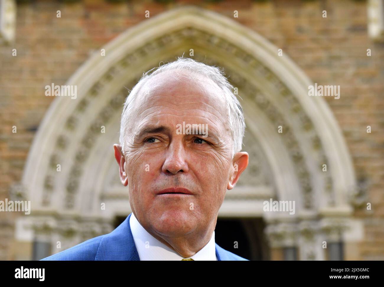 Australia's Prime Minister Malcolm Turnbull holds a press conference in ...