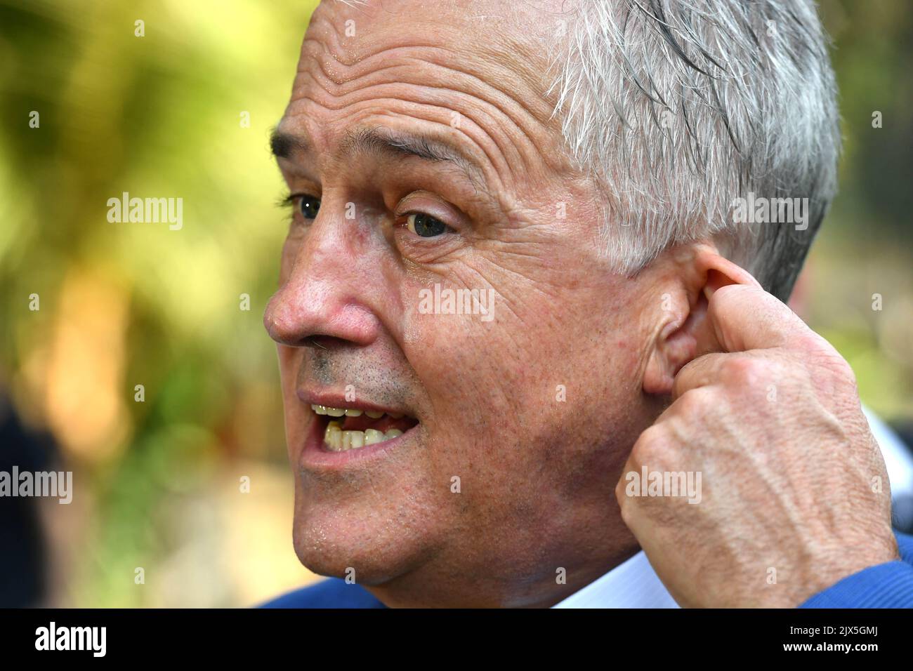 Australia's Prime Minister Malcolm Turnbull holds a press conference in ...