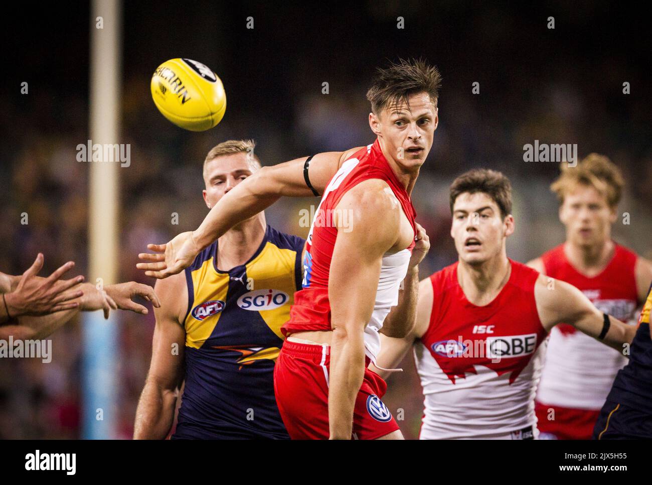 Callum Sinclair of the Sydney Swans during the Round 4 AFL match ...
