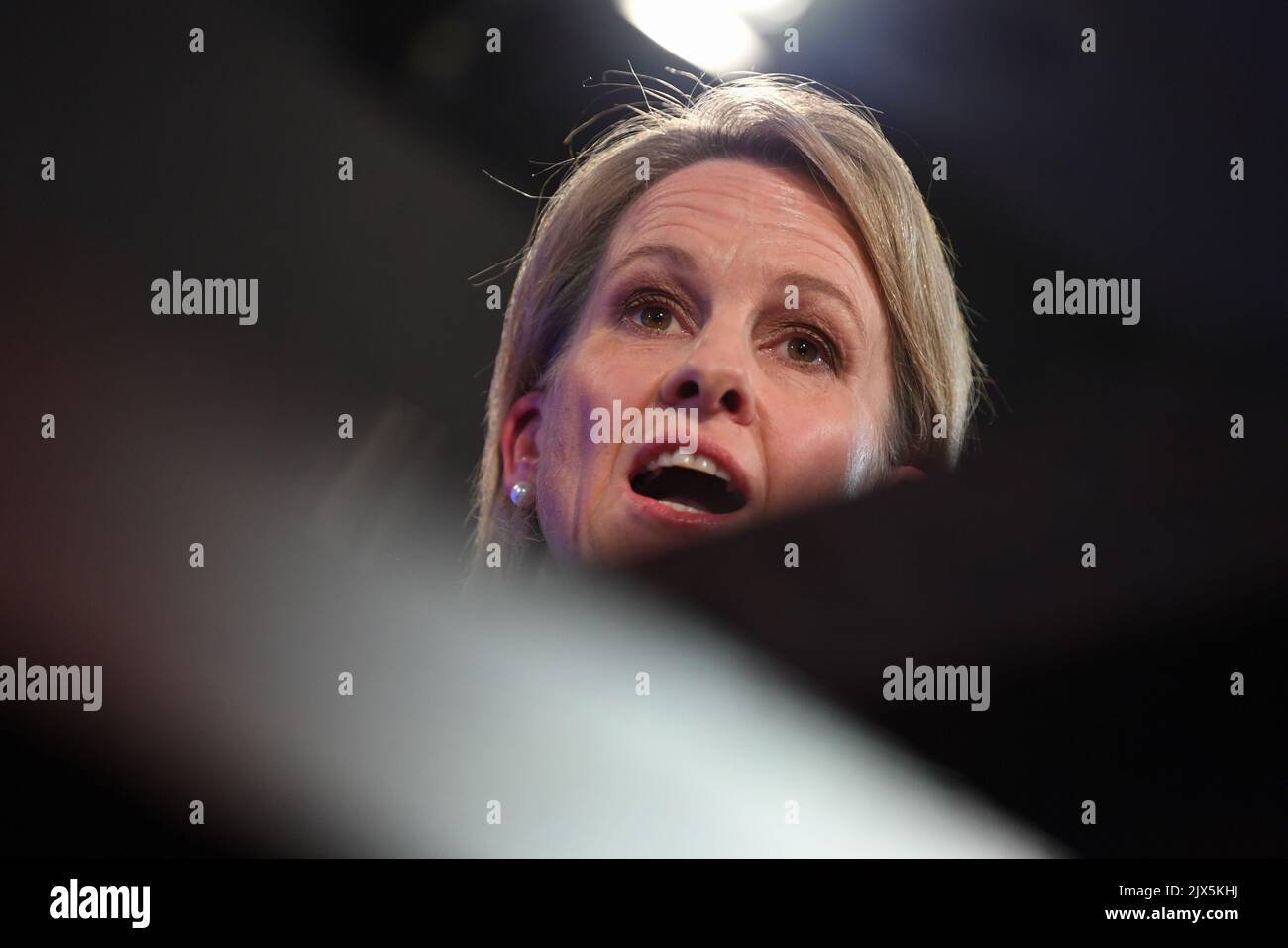 Deputy Nationals Leader Fiona Nash speaks during her address to the ...