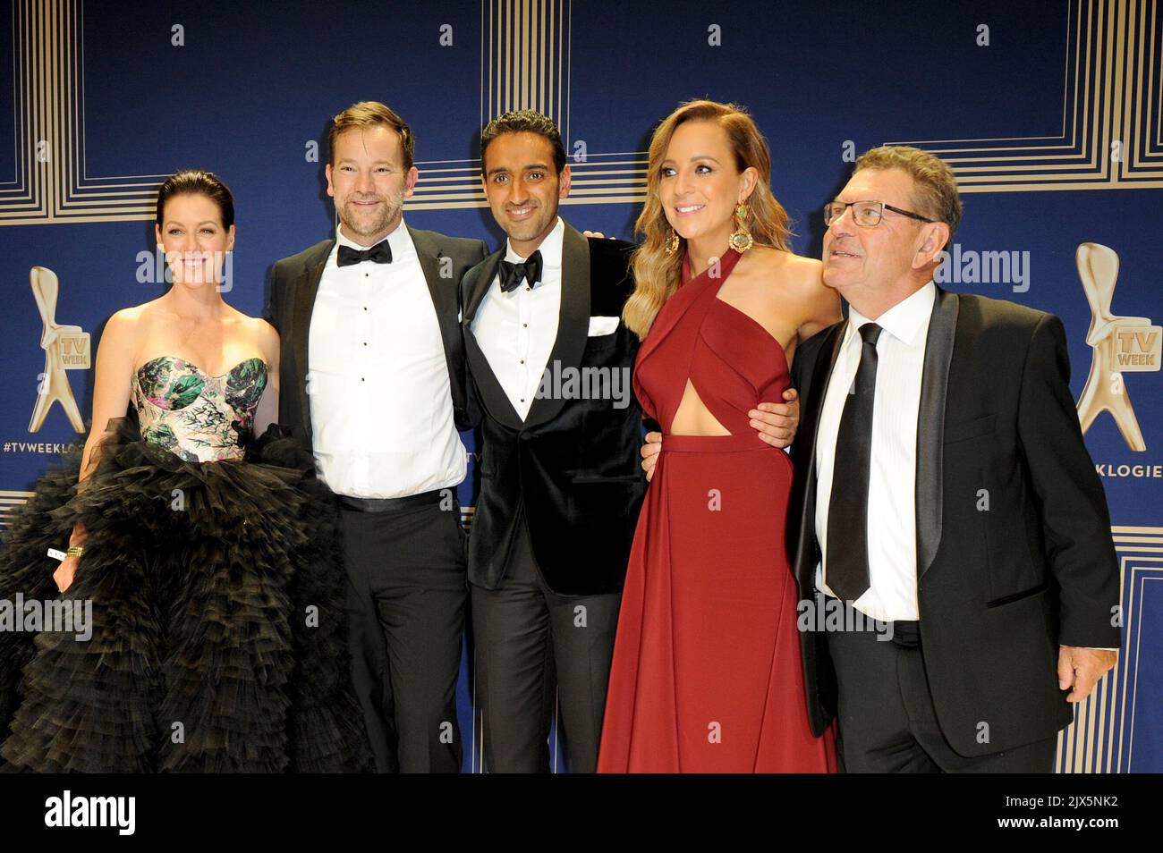 The cast of The Project, with the Silver Logie for Best New Panel or ...