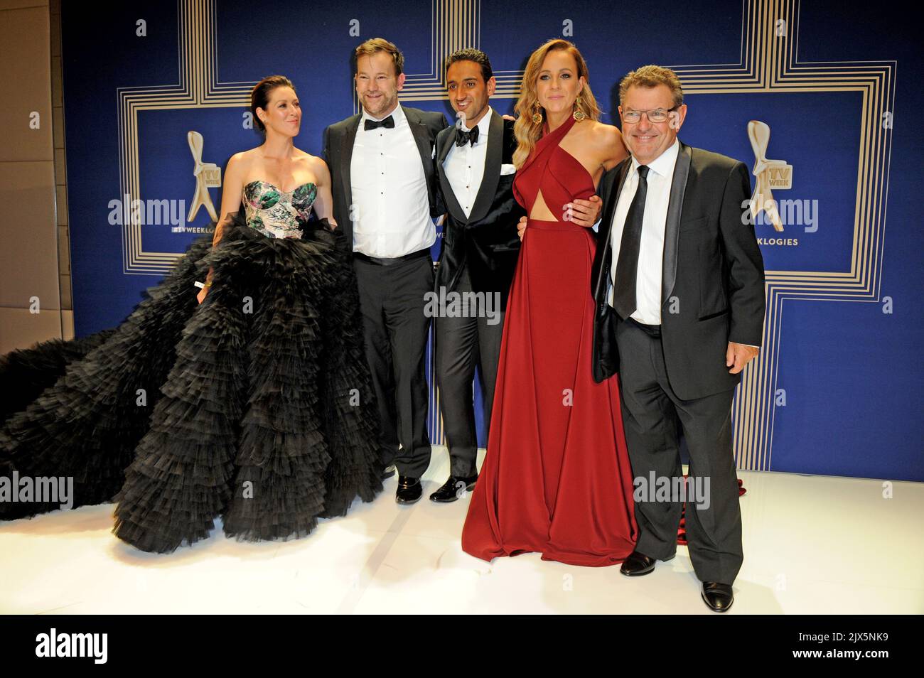 The cast of The Project, with the Silver Logie for Best New Panel or ...