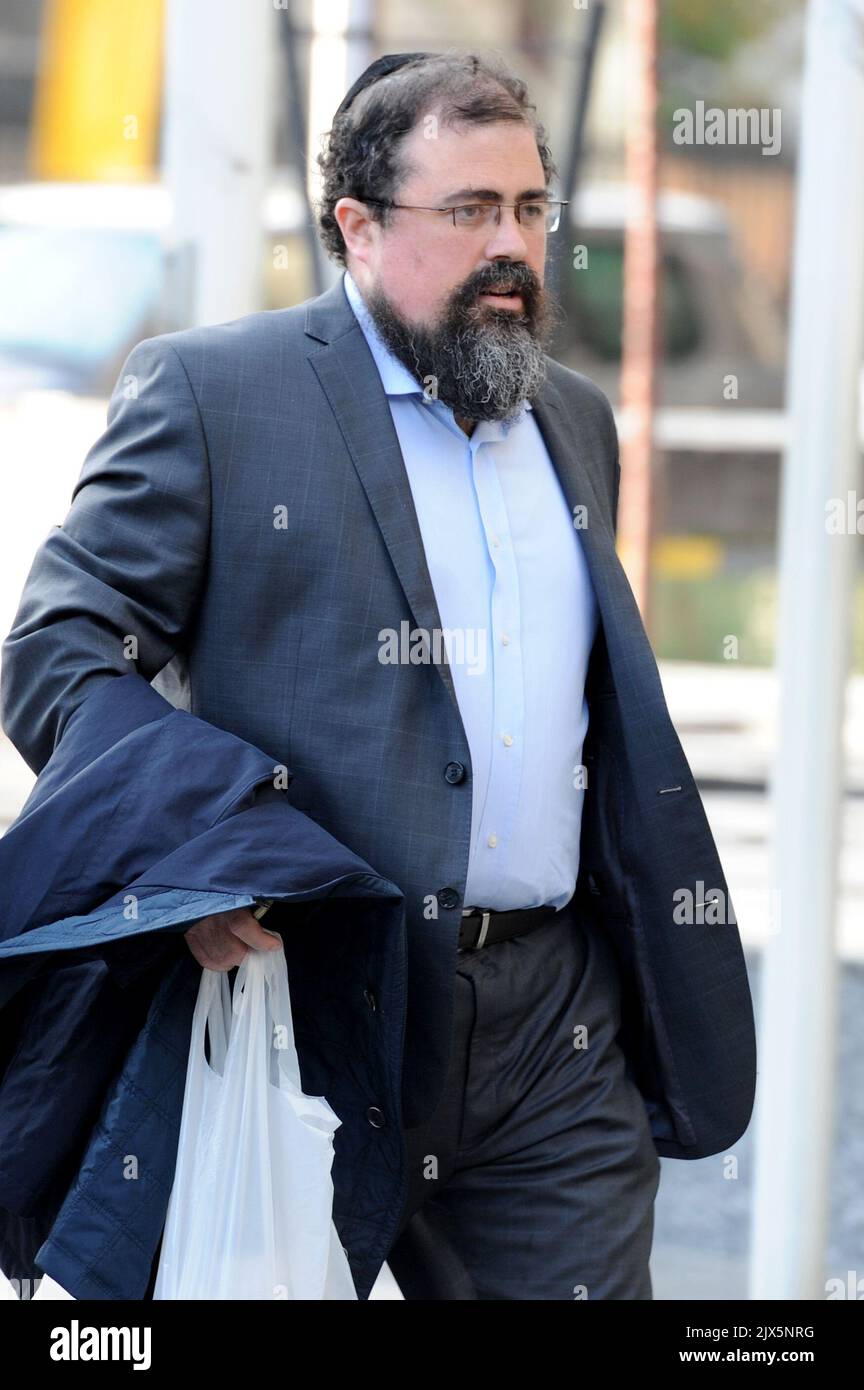 Businessman Joseph Gutnick's son Mordechai walk to the Federal court in ...