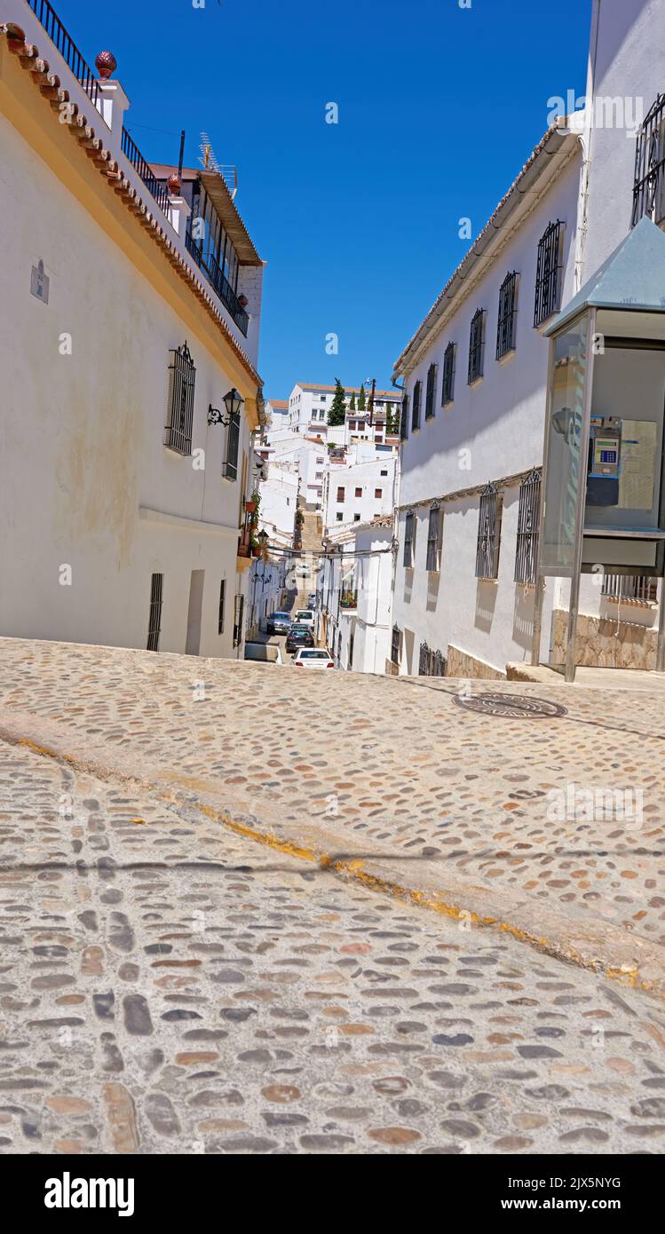 Ronda - the ancient city of Ronda, Andalusia. The beautiful ancient ...