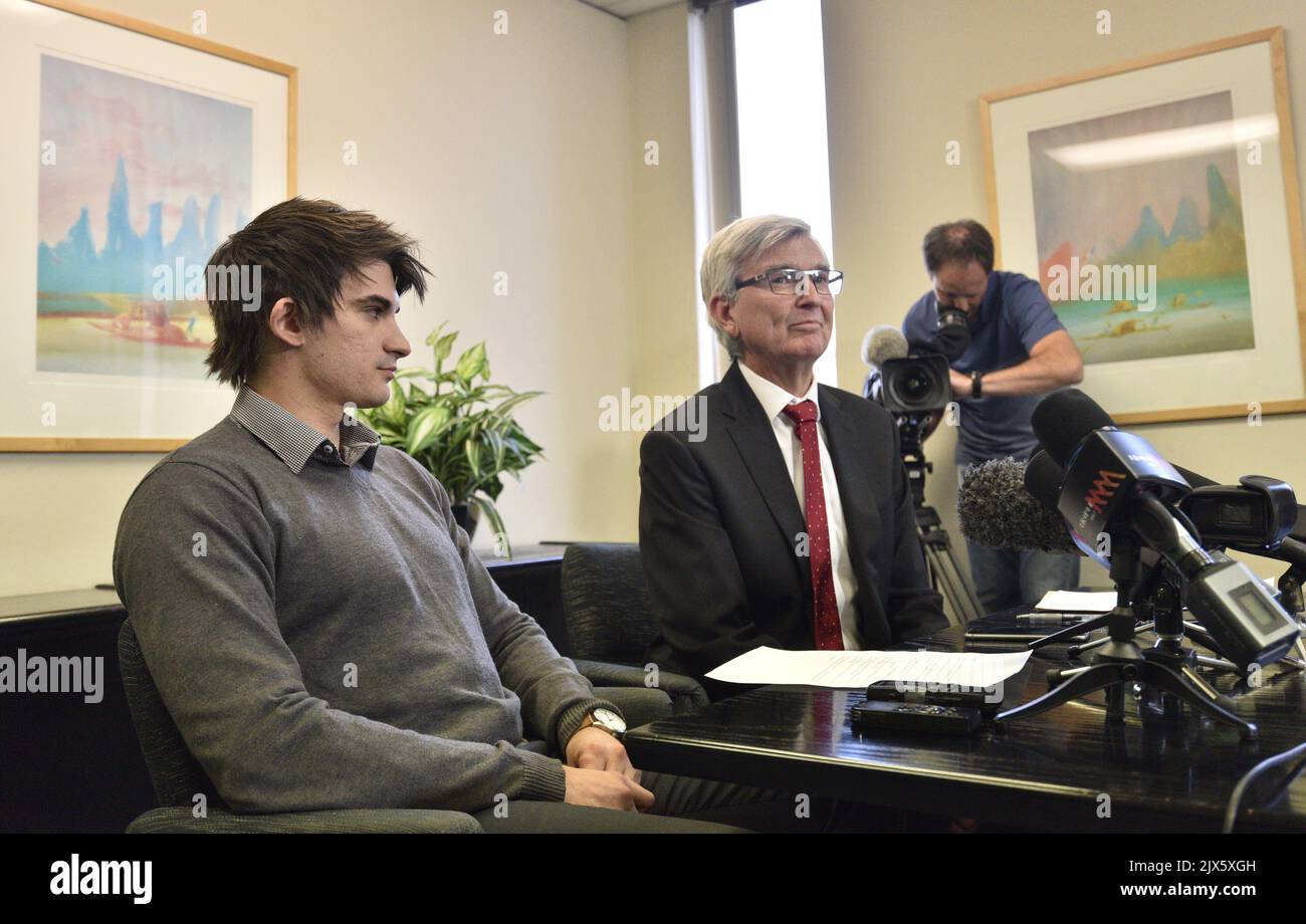 Lawyer Stephen Kenny (right) and Cassandra Sainsbury's fiance Scott ...